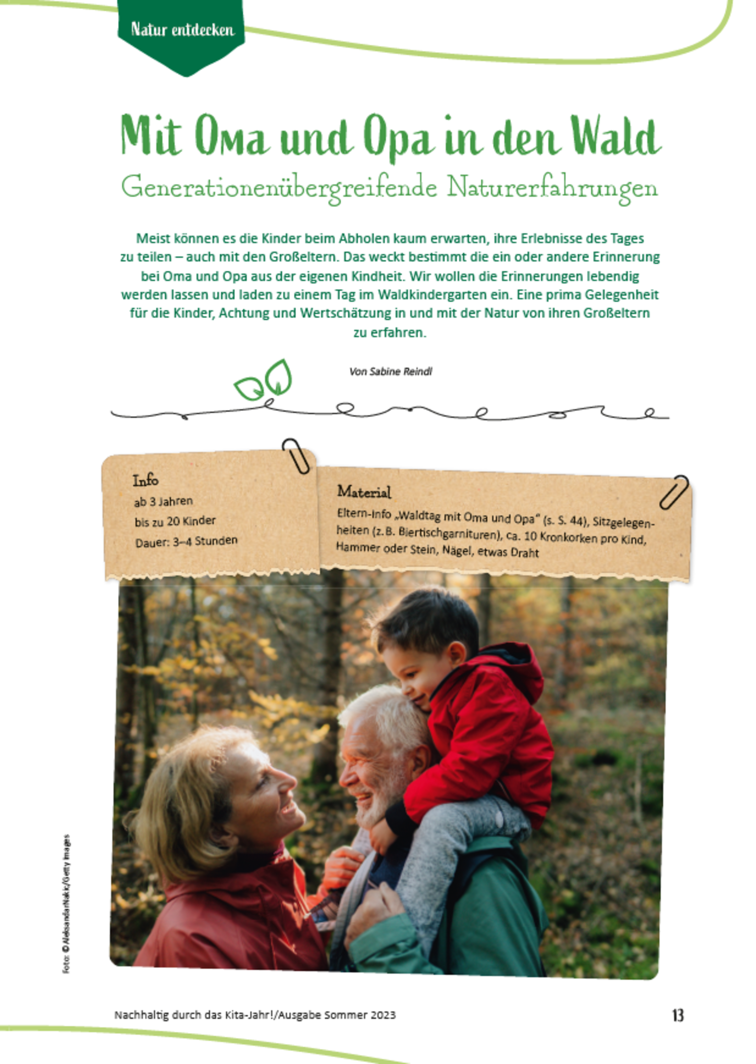 Gratis: Nachhaltig durch das Kita-Jahr - kostenloses Probeabo jetzt ...