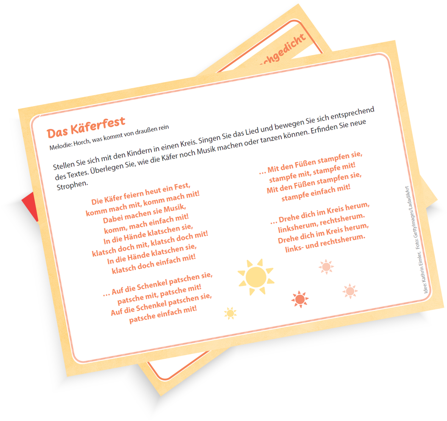 Gratis: Ruck-zuck-Morgenkreiskarten 0-3 Jahre Sommer - kostenloses ...