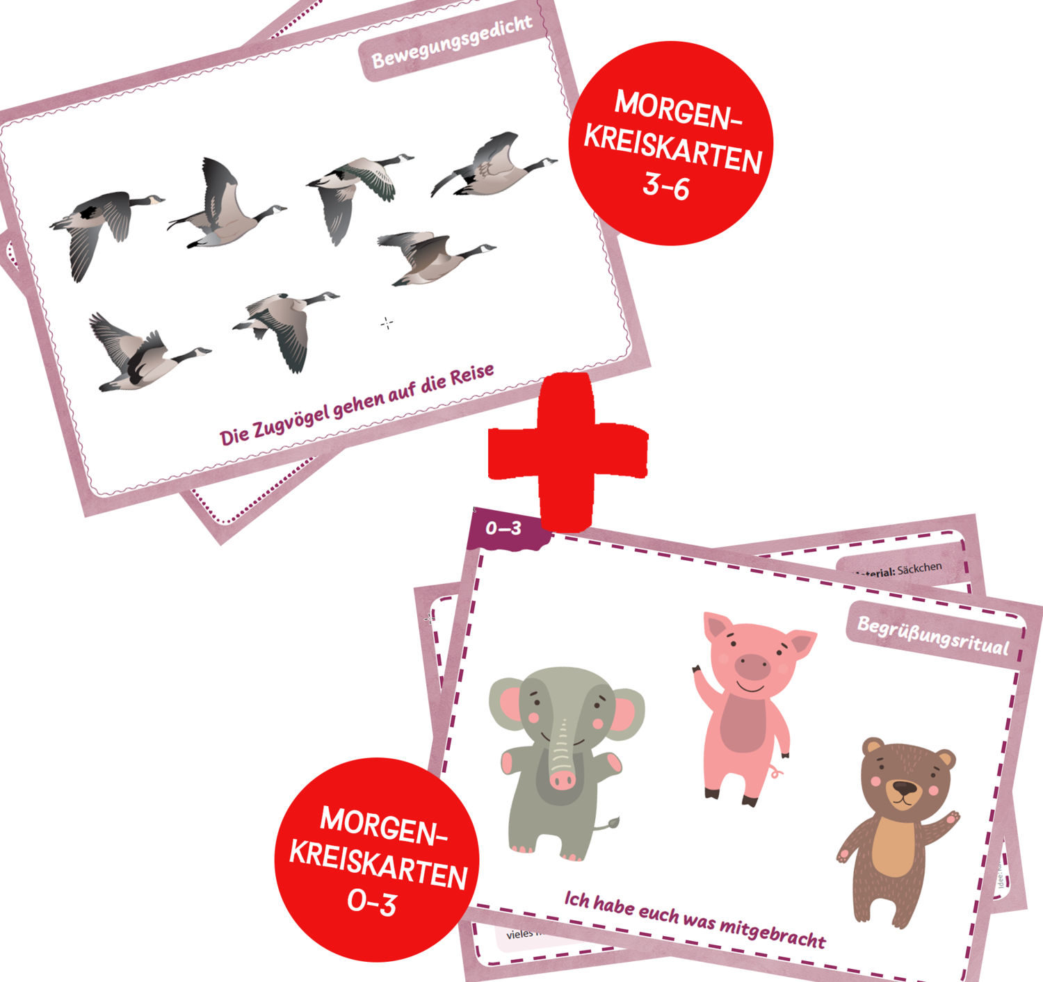 Ruck-zuck-Morgenkreiskarten Set 0-6 Jahre - jetzt bestellen - Klett Kita