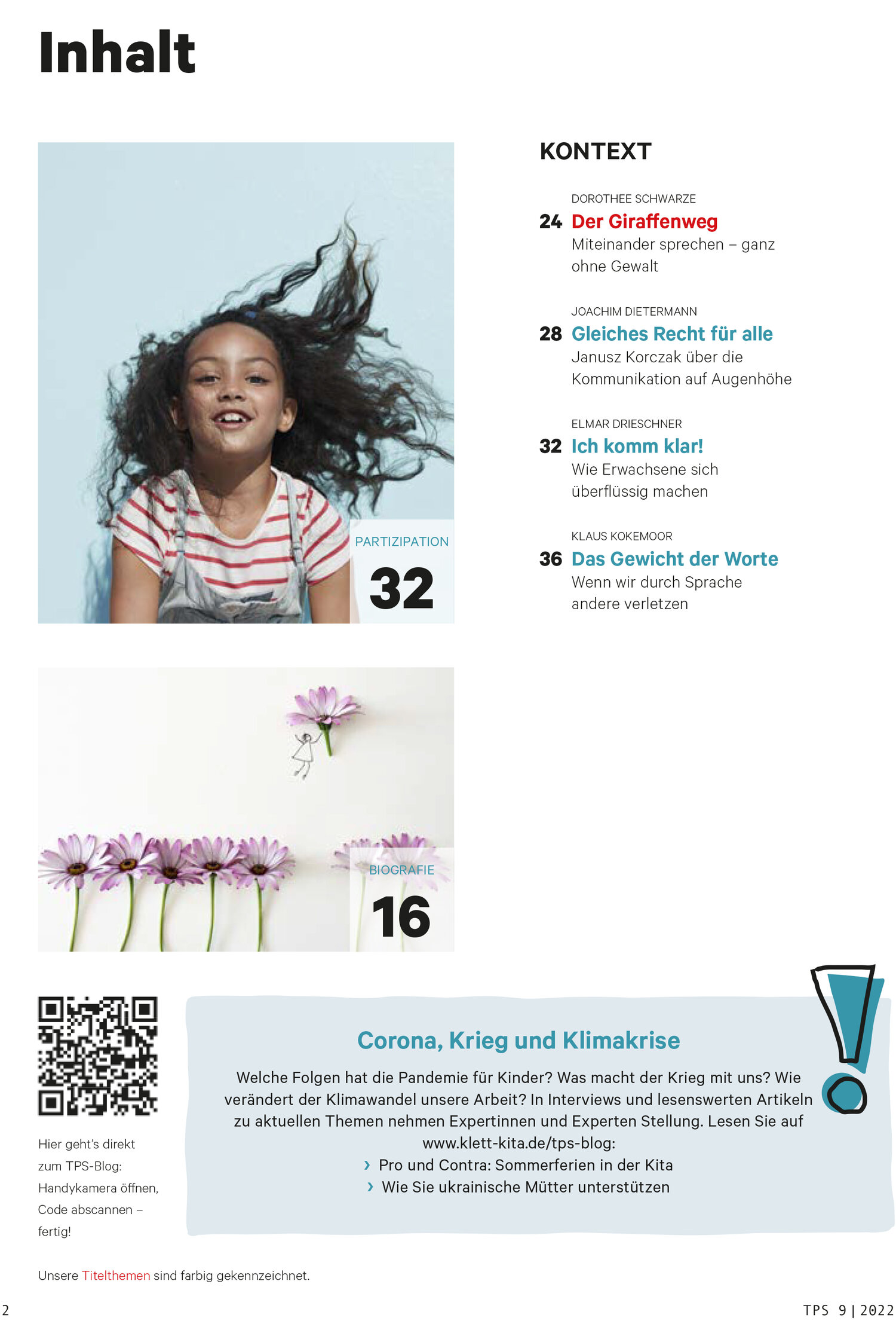 TPS 09/2022 - Adultismus - Klett Kita