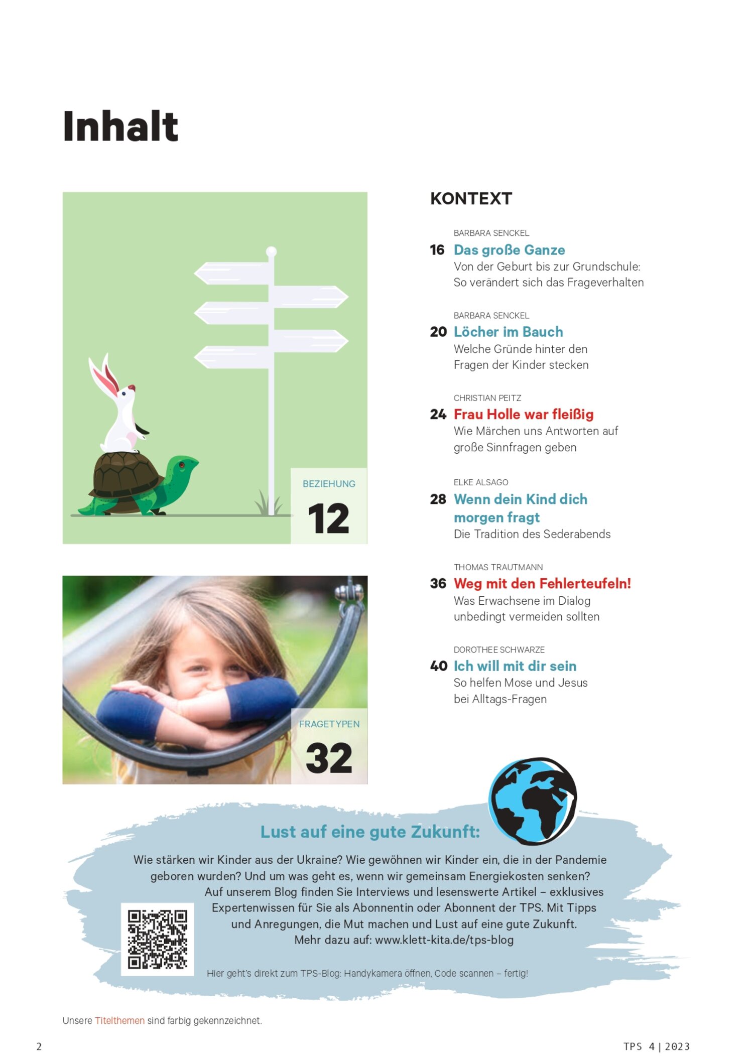 TPS 04/23 - Fragen - Klett Kita